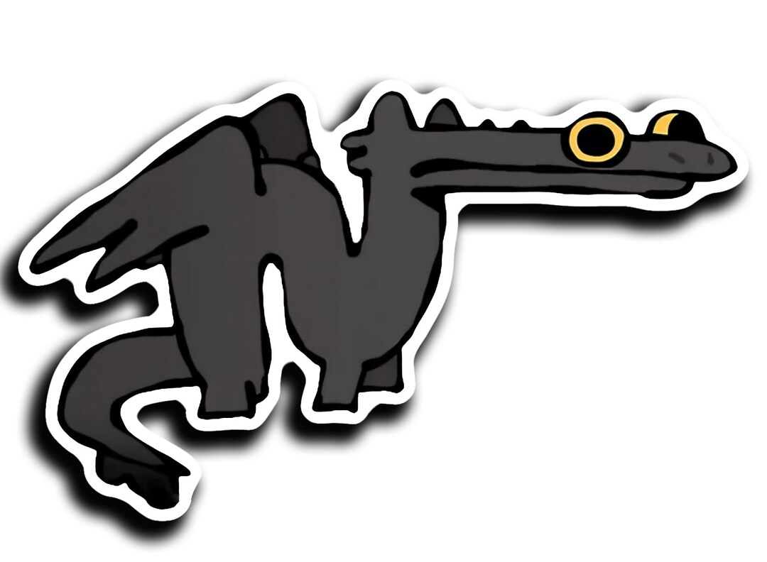 HTTYD Toothless Meme Sticker FREE SHIPPING - Etsy