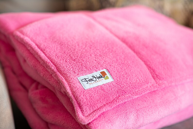 Flamingo Pink Footnook Blanket Foot Pocket Blanket - Etsy