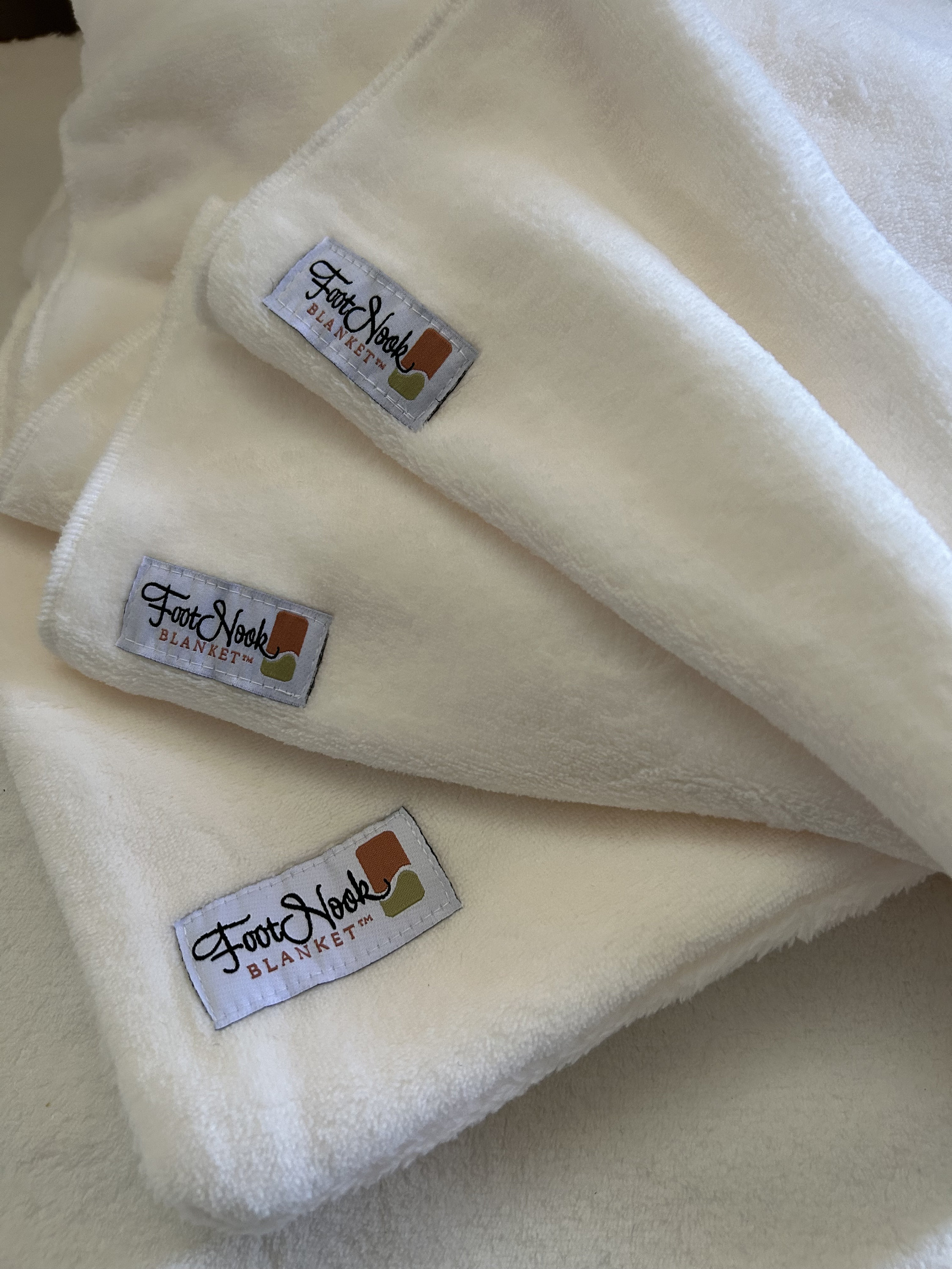 Cozy Cream Footnook Blanket Foot Pocket Blanket - Etsy