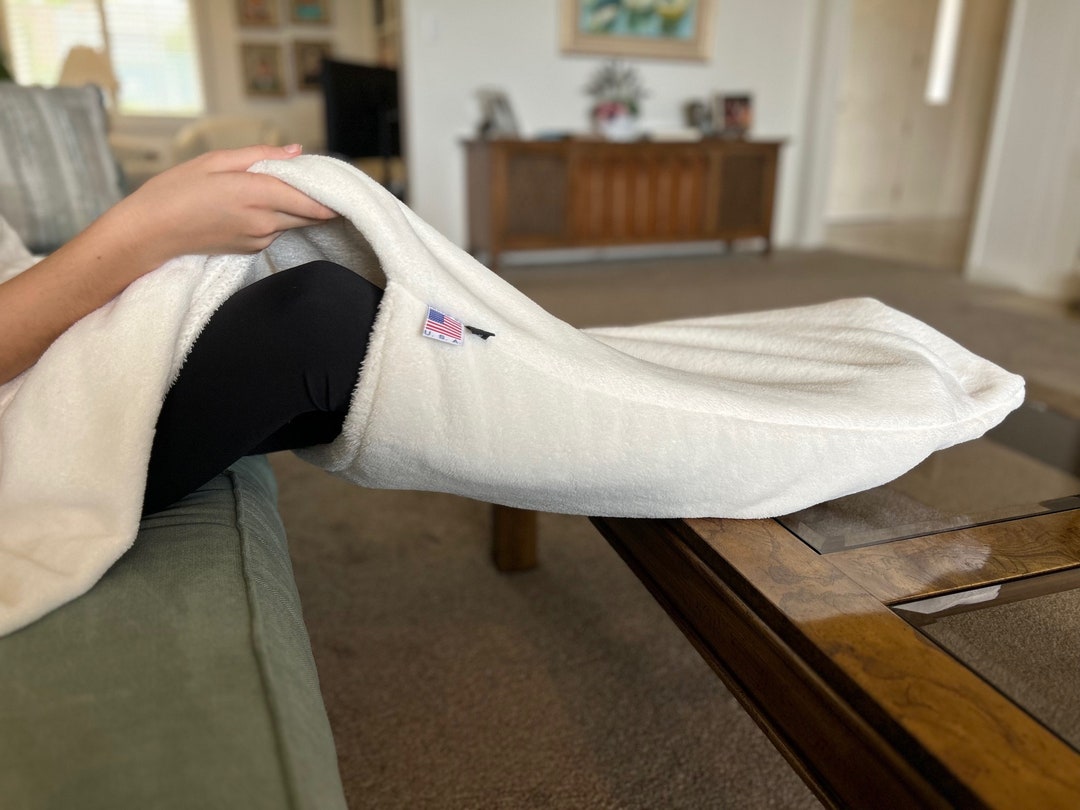 Cozy Cream Footnook Blanket Foot Pocket Blanket - Etsy