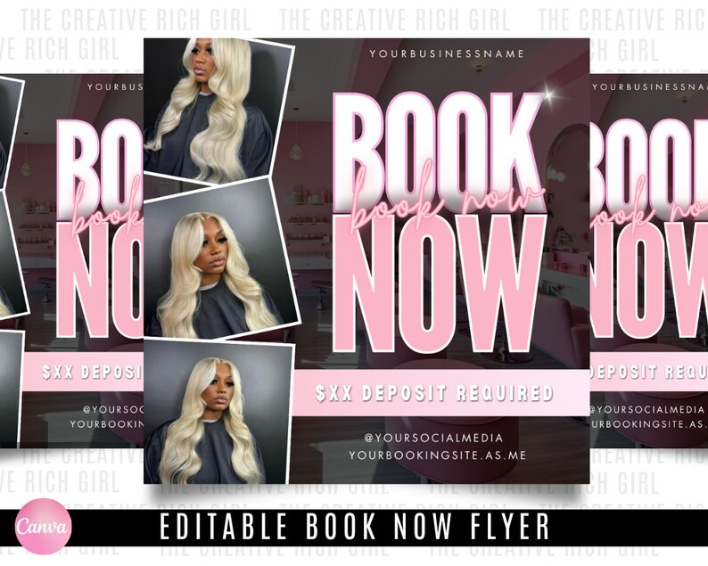 Book Now Flyers, November Appointments Available, Book Now Flyer, Now ...
