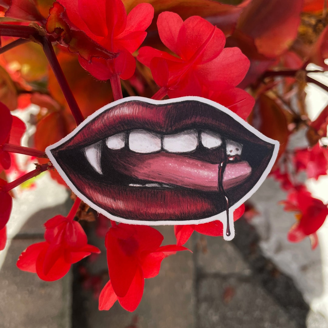 Vampire Vinyl Sticker Waterproof Sticker Weatherproof Sticker - Etsy