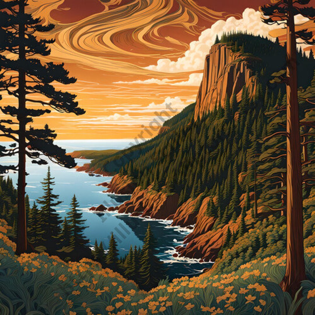 Acadia Digital Download of Acadia National Park in Main by Indigenous ...