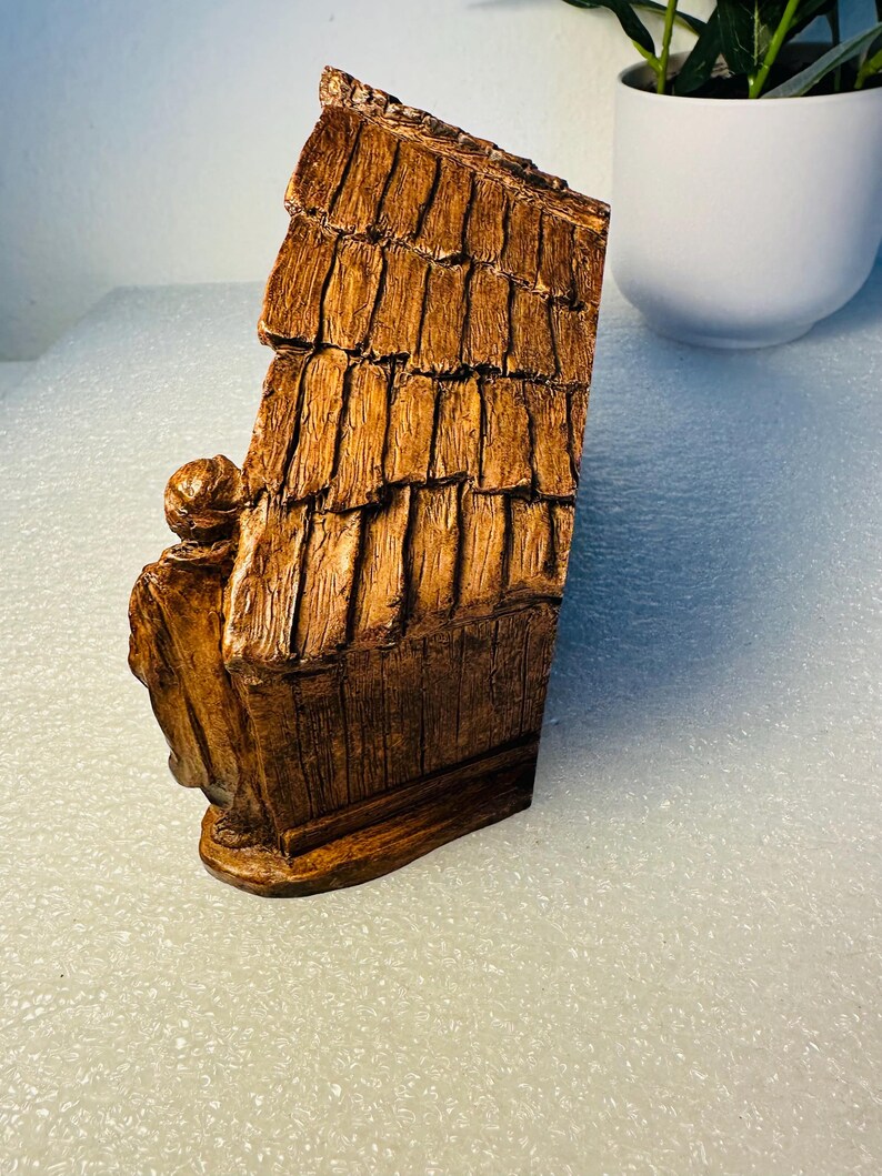 Hand-carved Wooden Nativity Scene | Rustic Christmas Manger | Religious ...