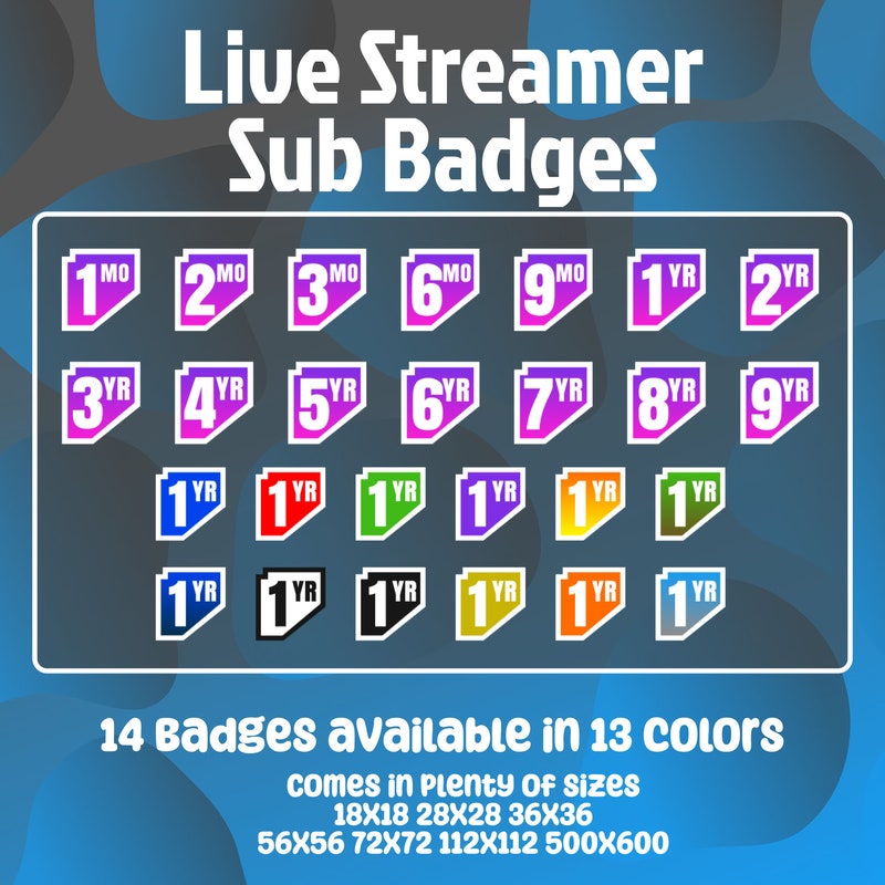 Sub Badges - Etsy