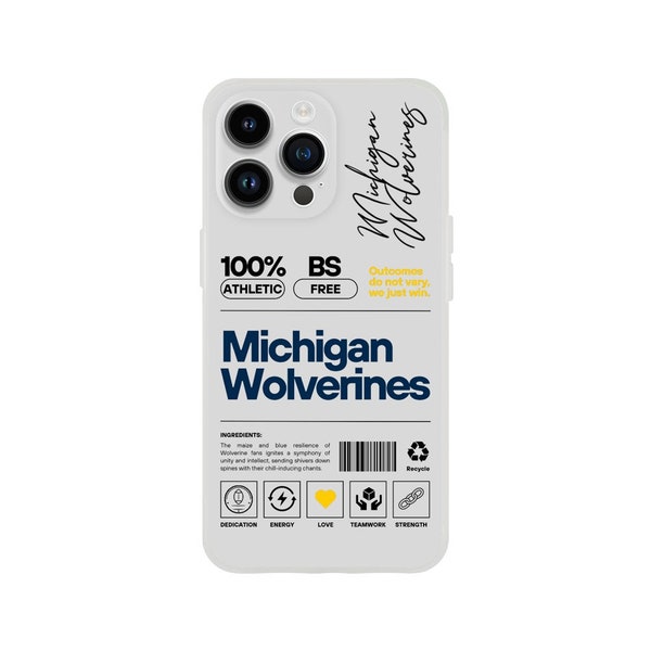 University of Michigan Phone Case - Etsy