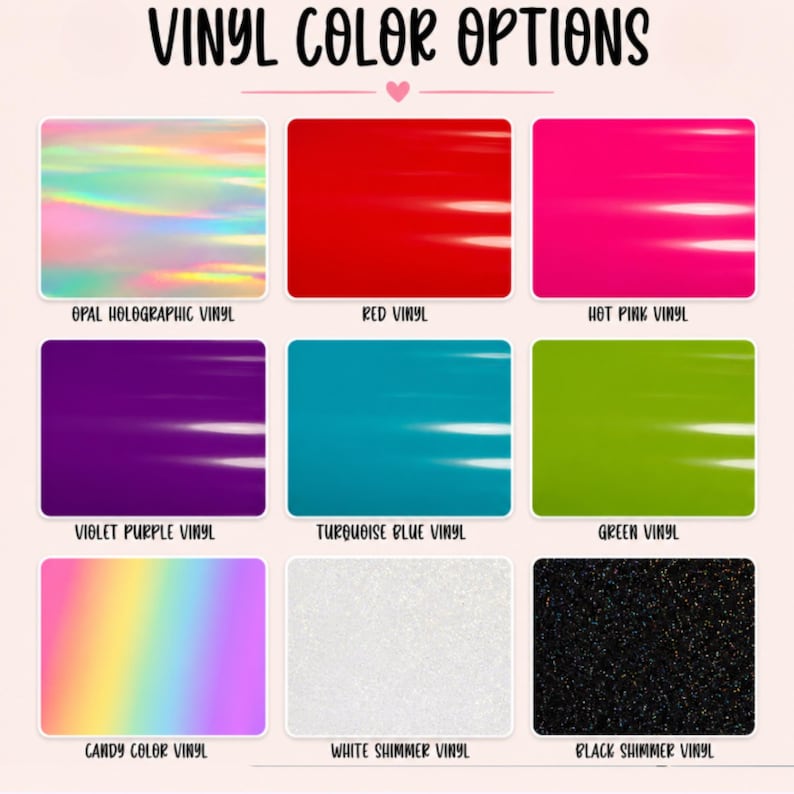 Personalized Vinyl Name Decal Sheets | Durable Custom Stickers for ...