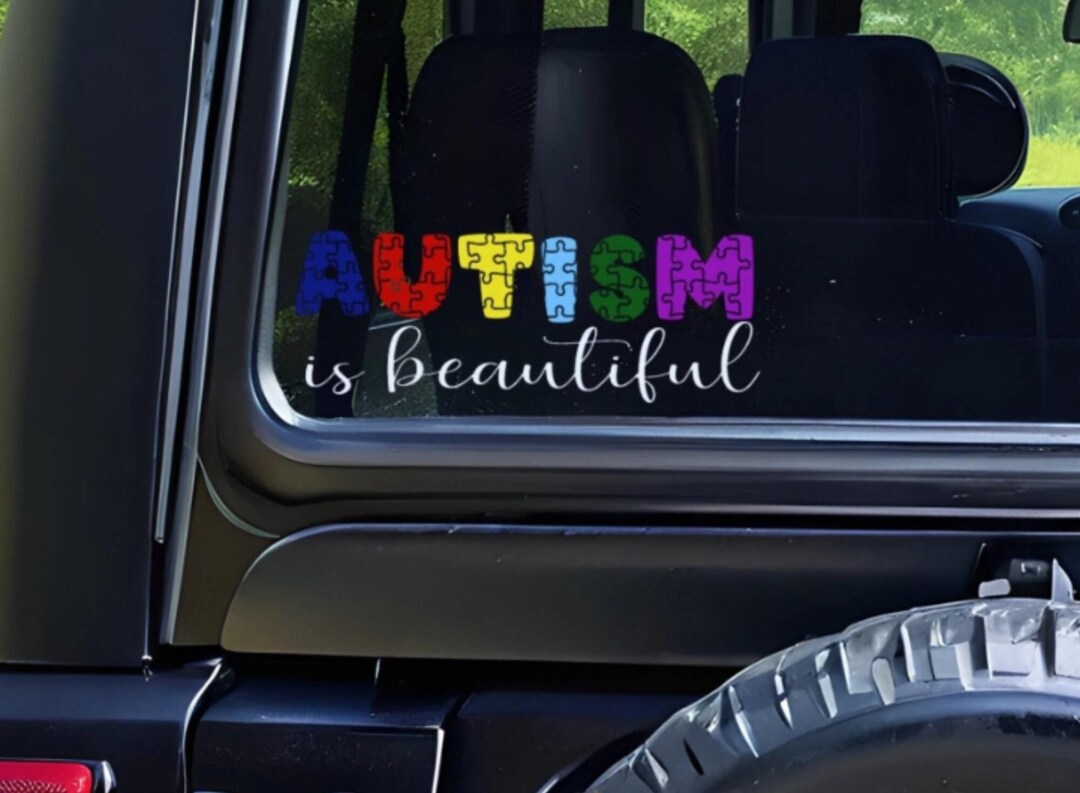 Autism Awareness Decal/autism is Beautiful/support Awareness Sticker ...