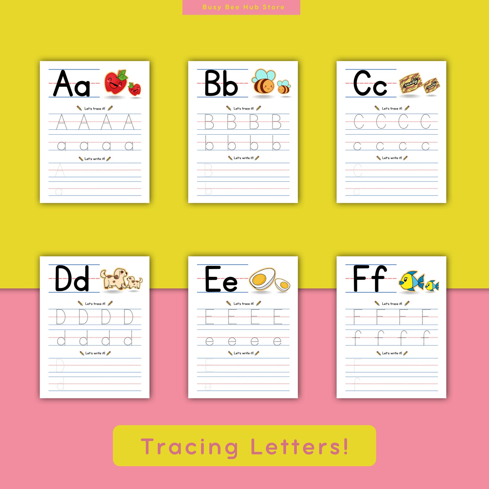 Printable Alphabet Handwriting Practice Worksheet ABC Letter Tracing ...