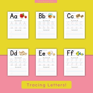 Printable Alphabet Handwriting Practice Worksheet ABC Letter Tracing ...