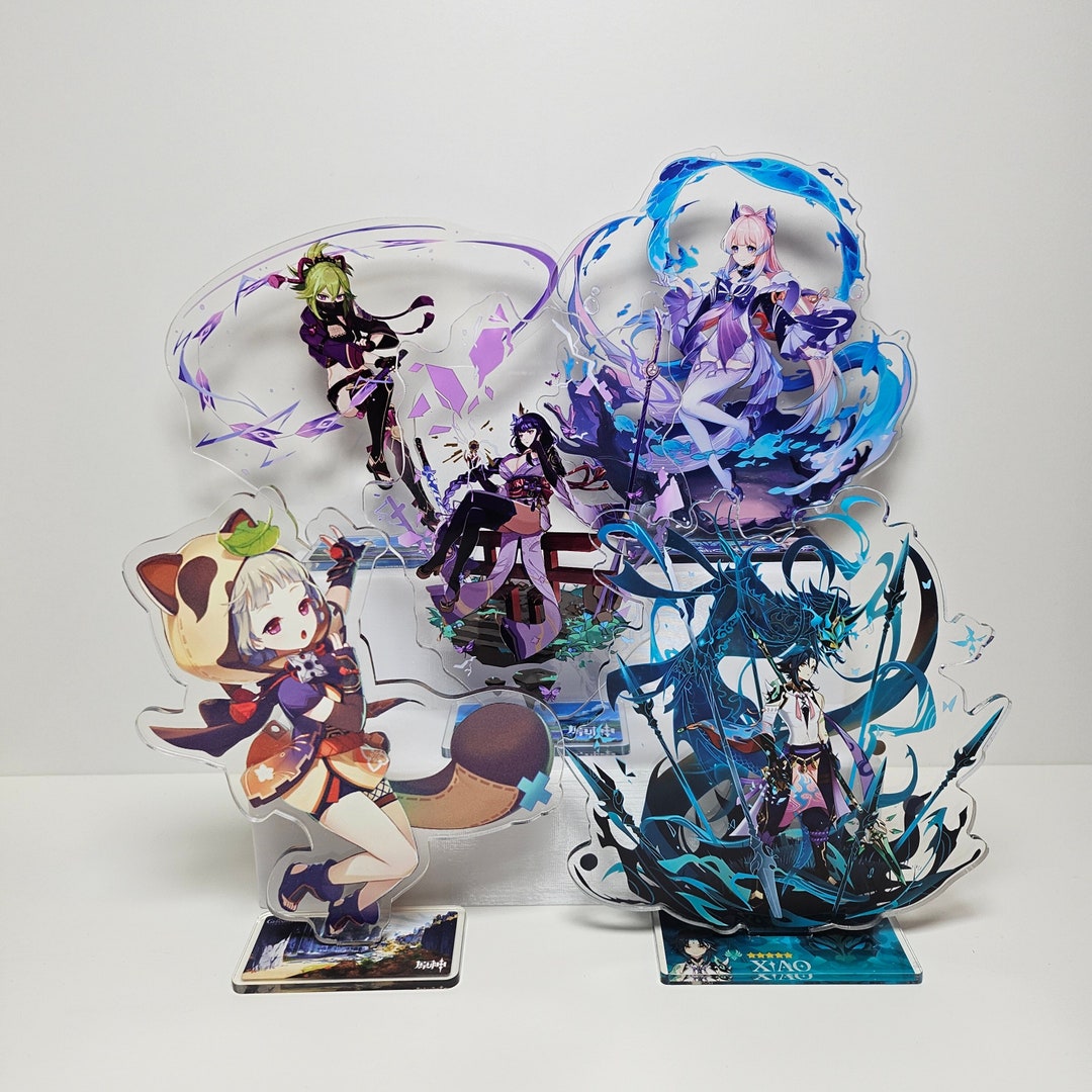 PRE-ORDER Genshin Impact Acrylic Stands : Shinobu, Kokomi, Raiden, Sayu ...