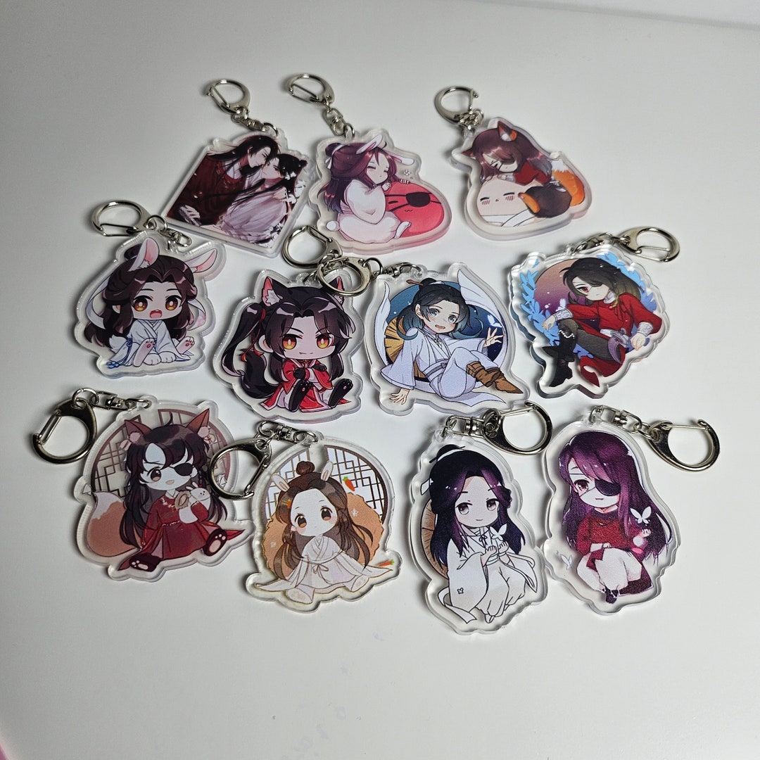 Enchanting Acrylic Keychains, Tian Guan Ci Fu, Heaven Official's ...
