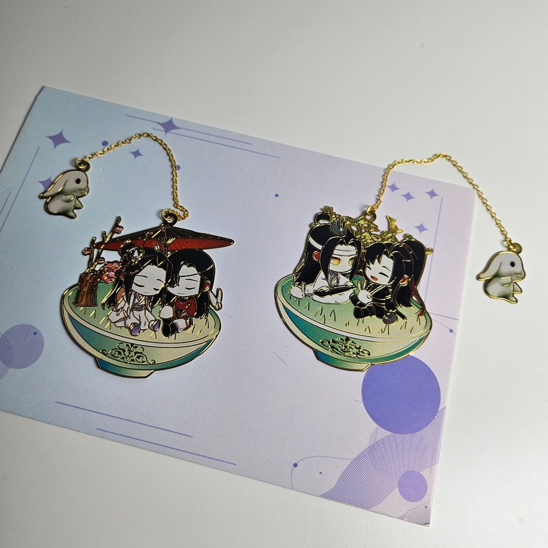Enamel Bookmarks, Mo Dao Zu Shi, Tian Guan Ci Fu, Grandmaster of ...