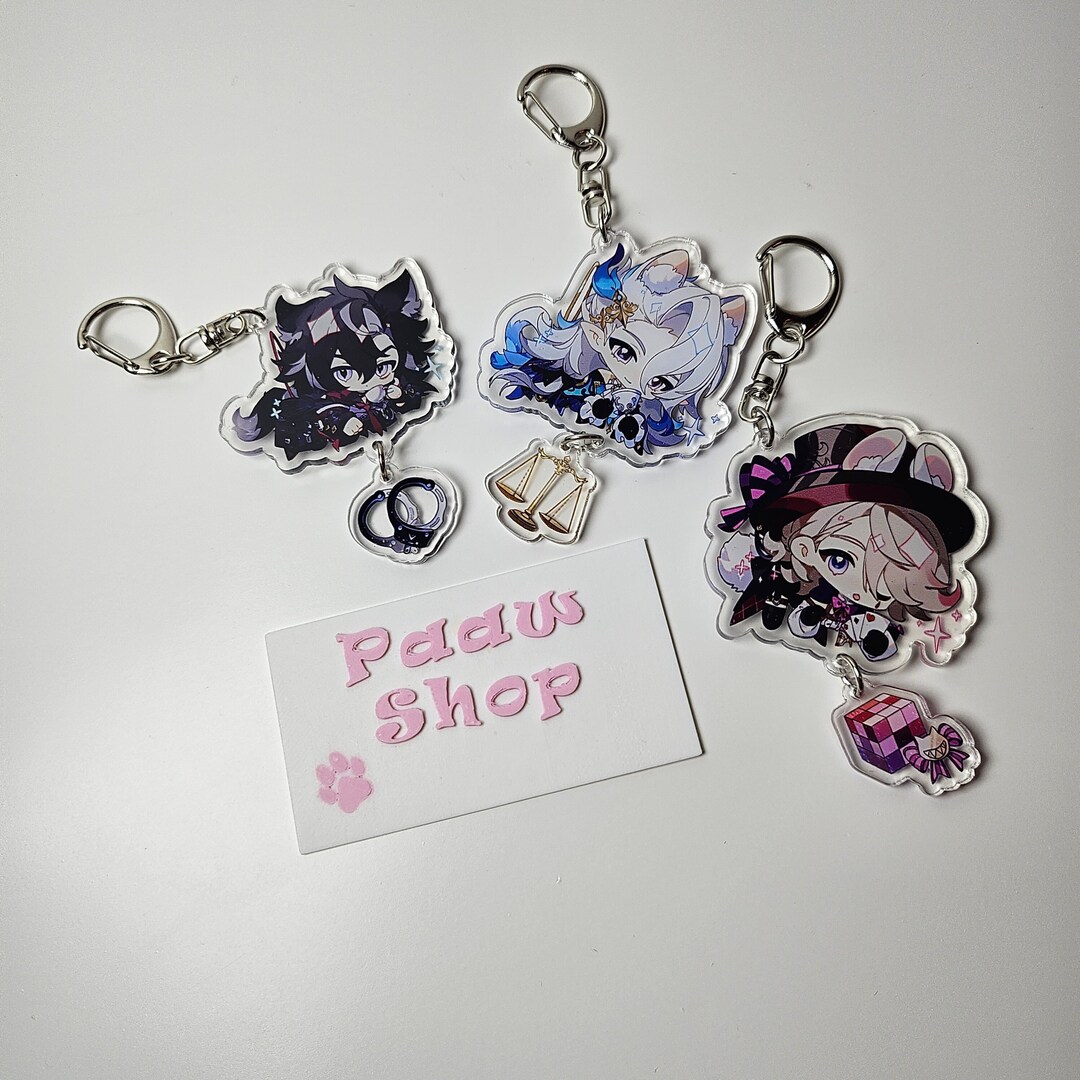 New Fortine Characters, Genshin Impact Acrylic Keychains, Wriothesley ...