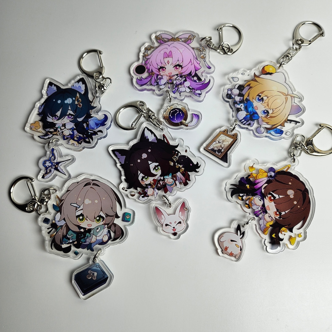 PRE-ORDER Acrylic Keychains, Game, Honkai: Star Rail, Star Rail, Fu ...