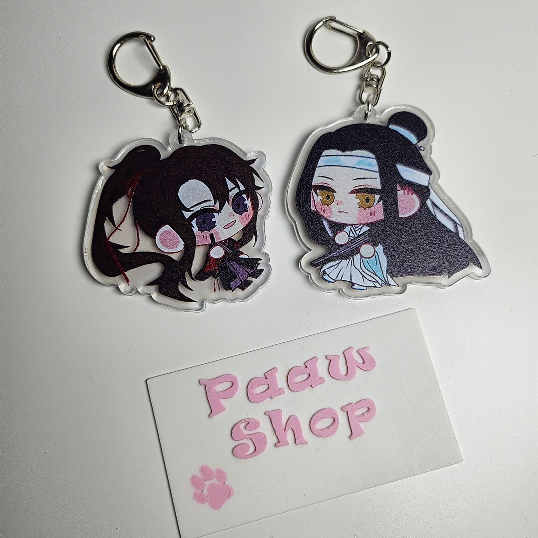 Mo Dao Zu Shi Acrylic Keychain, Wei Wuxian Lan Wangji - Etsy