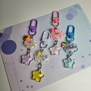 Cutie Cloud Keychains - Etsy