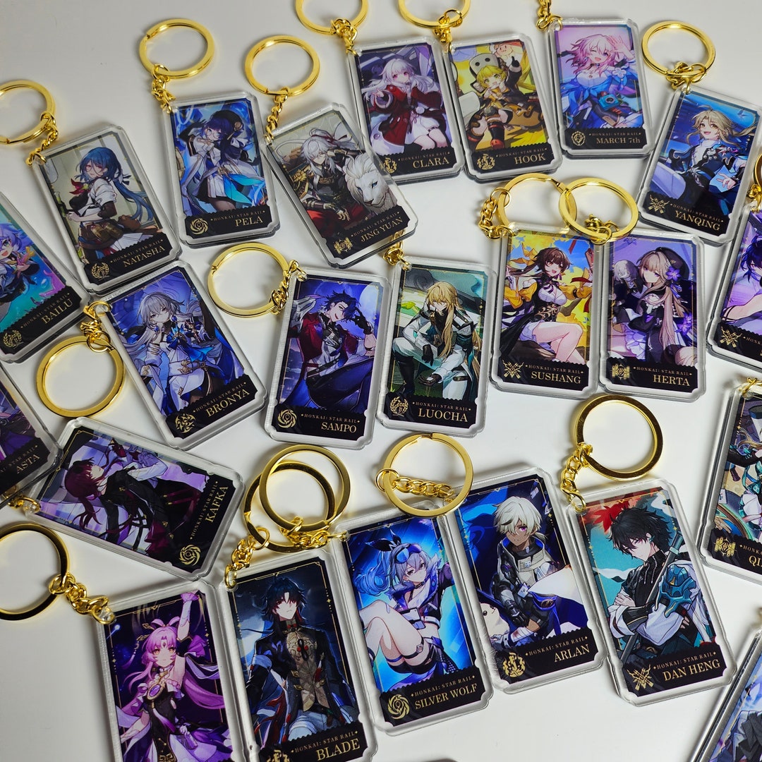 Acrylic Keychains, Game, Honkai: Star Rail, Star Rail, Dan Heng, Luocha ...
