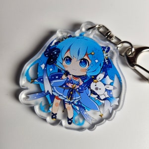 PRE-ORDER Enchanting Acrylic Keychain, Hatsune Miku Keychain, Vocaloid ...