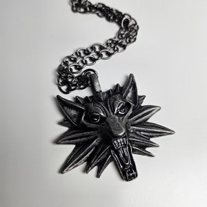 The Witcher, Wolf Medallion - Etsy