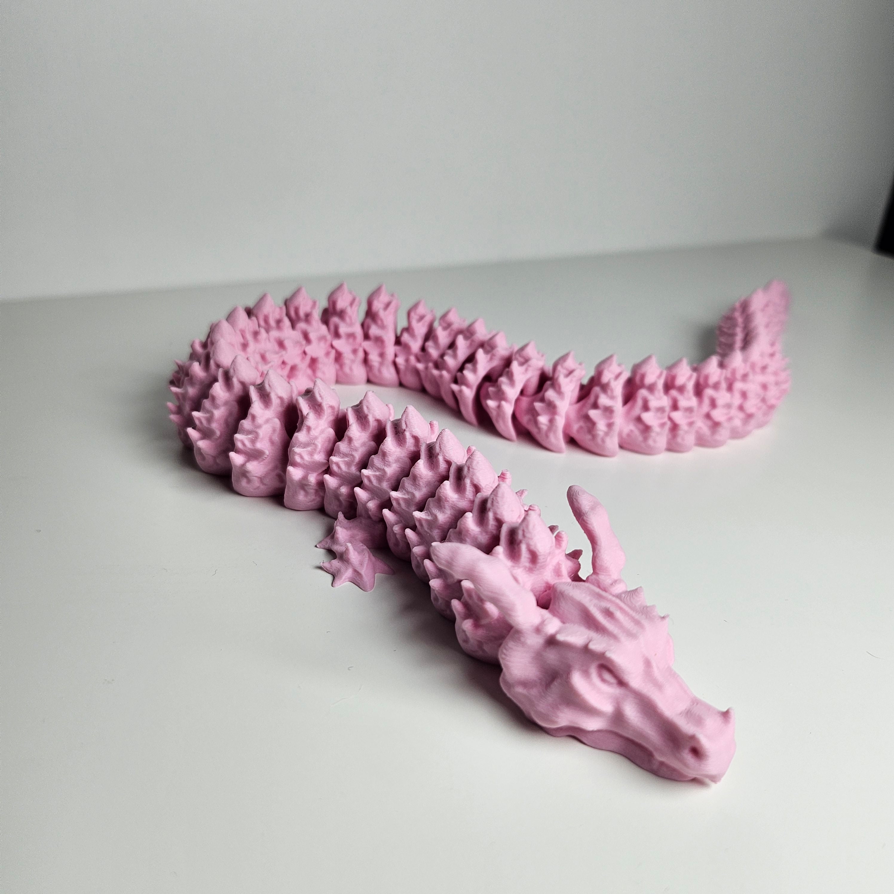 3D Printed, Articulated Dragon, Dragon Flexible Toy, Many Colors - Etsy