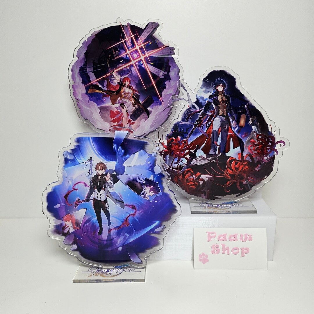 Acrylic Stands, Game, Honkai: Star Rail, Star Rail, Himeko, Blade, Welt ...