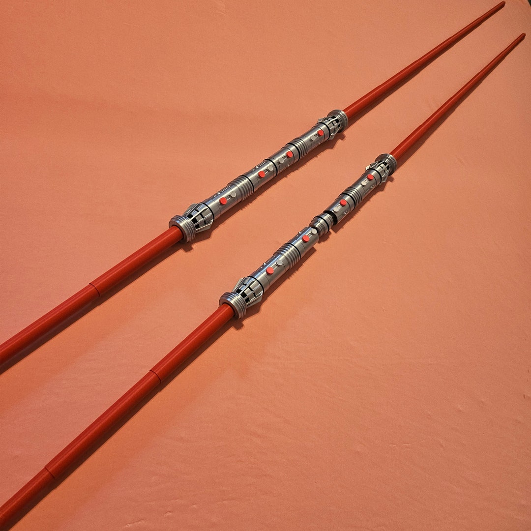 3D Printed Cosplay Toy, Collapsing Lightsaber, Dual Saber, Plastic Toy ...