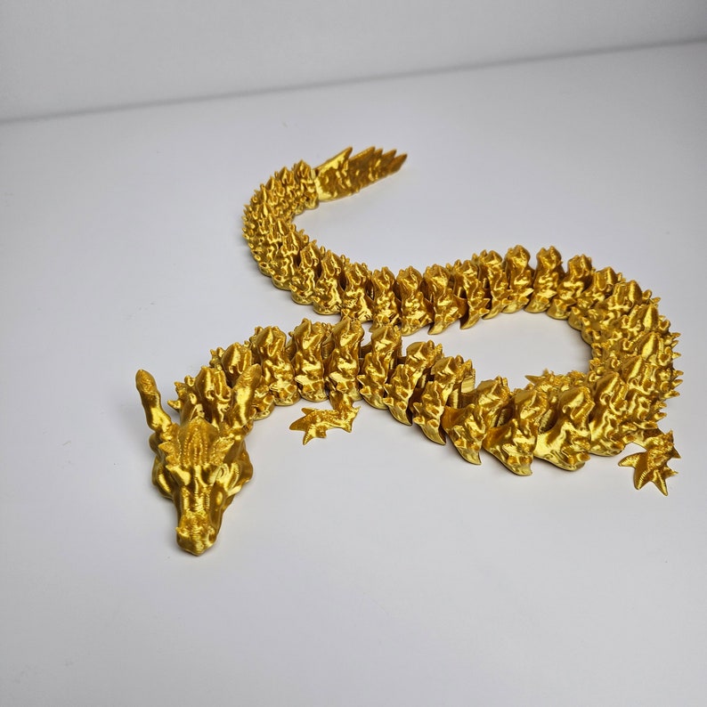 3D Printed, Articulated Dragon, Dragon Flexible Toy, Many Colors - Etsy