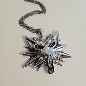 The Witcher, Wolf Medallion - Etsy