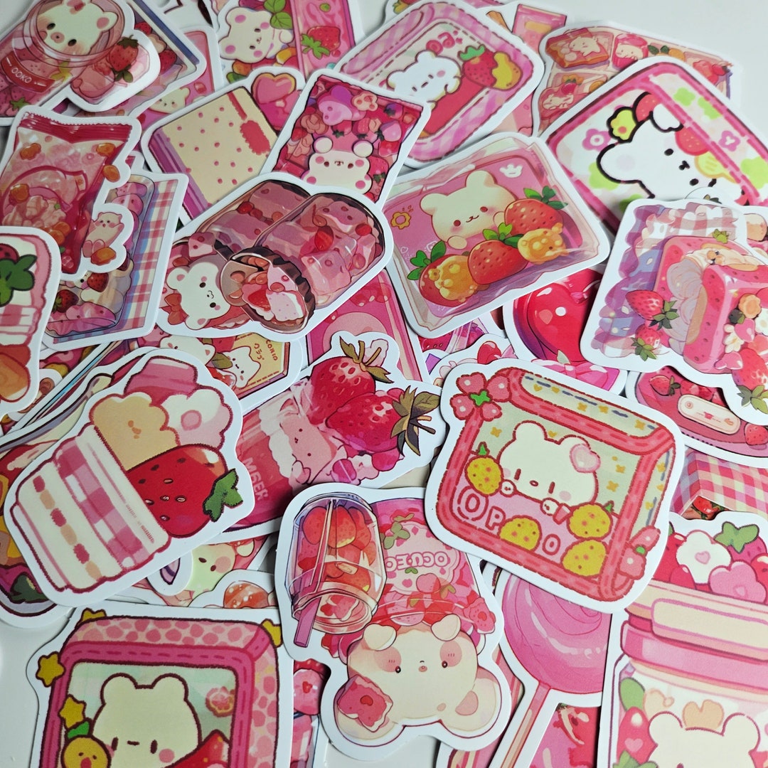 Cute Stickers Pink Stickers - Etsy
