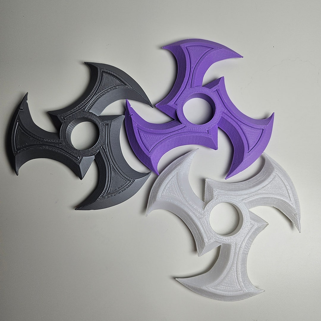 3D Printed, Shuriken, Toy, Weapon, Game, Many Colors - Etsy