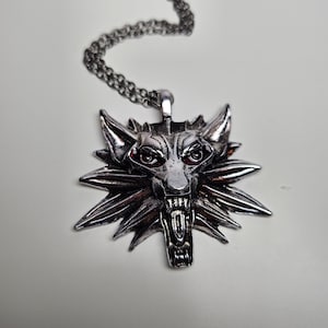 The Witcher, Wolf Medallion - Etsy