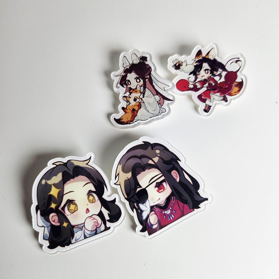 PRE-ORDER Enchanting Pins, Tian Guan Ci Fu, Heaven Official's Blessing ...