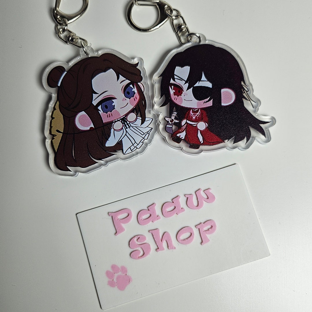 Enchanting Acrylic Keychains, Tian Guan Ci Fu, Heaven Official's ...