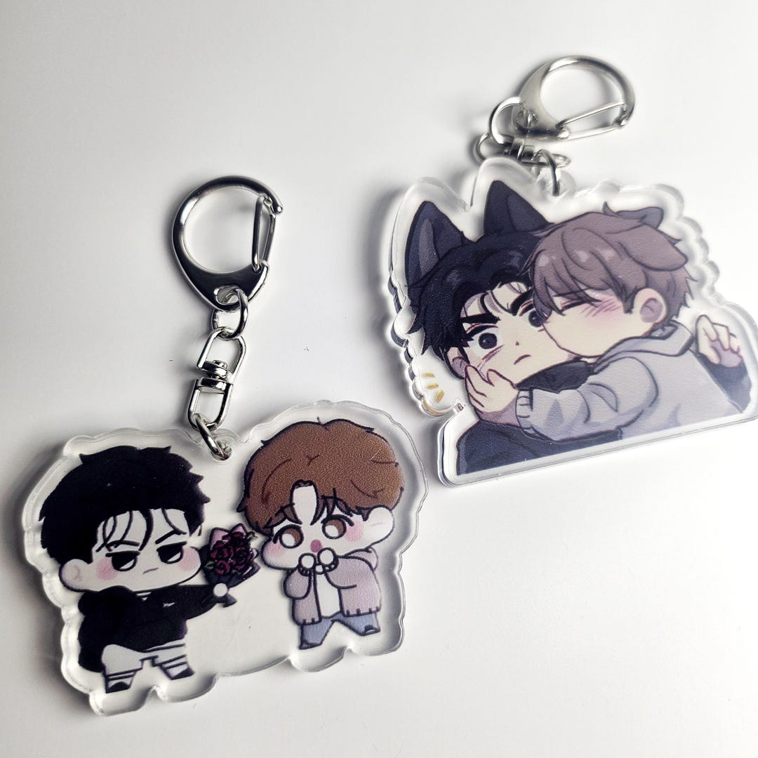 Enchanting Acrylic Keychains, Korean, Manhwa, BL - Etsy
