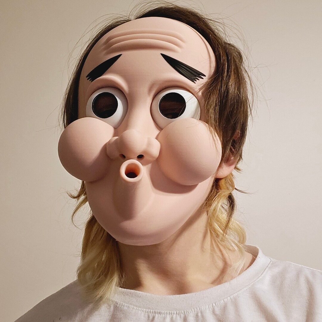 3D Printed, Anime, Japanese Style, Cosplay Full Mask, Wearable - Etsy