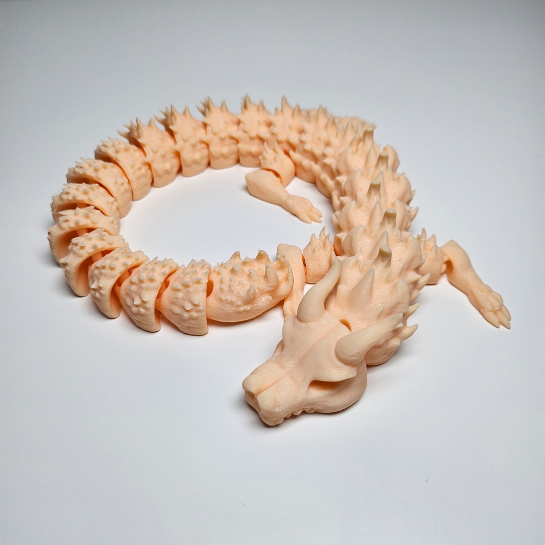3D Printed, Articulated Dragon, Dragon Flexible Toy, Many Colors - Etsy