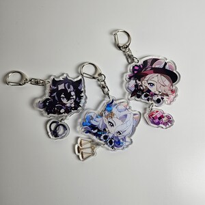 New Fortine Characters, Genshin Impact Acrylic Keychains, Wriothesley ...