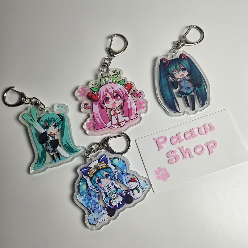 Miku Keychain - Etsy