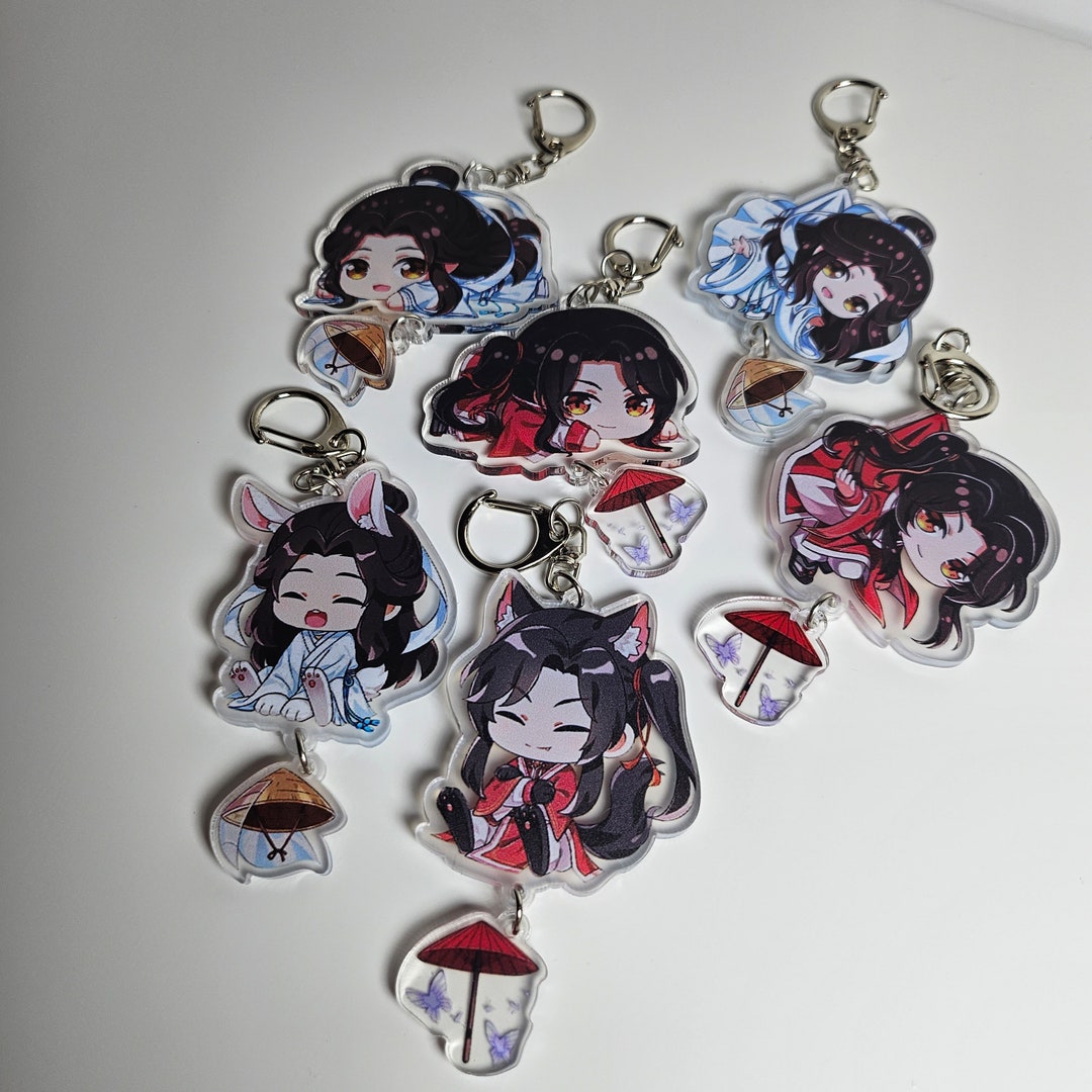 Enchanting Acrylic Keychains, Tian Guan Ci Fu, Heaven Official's ...