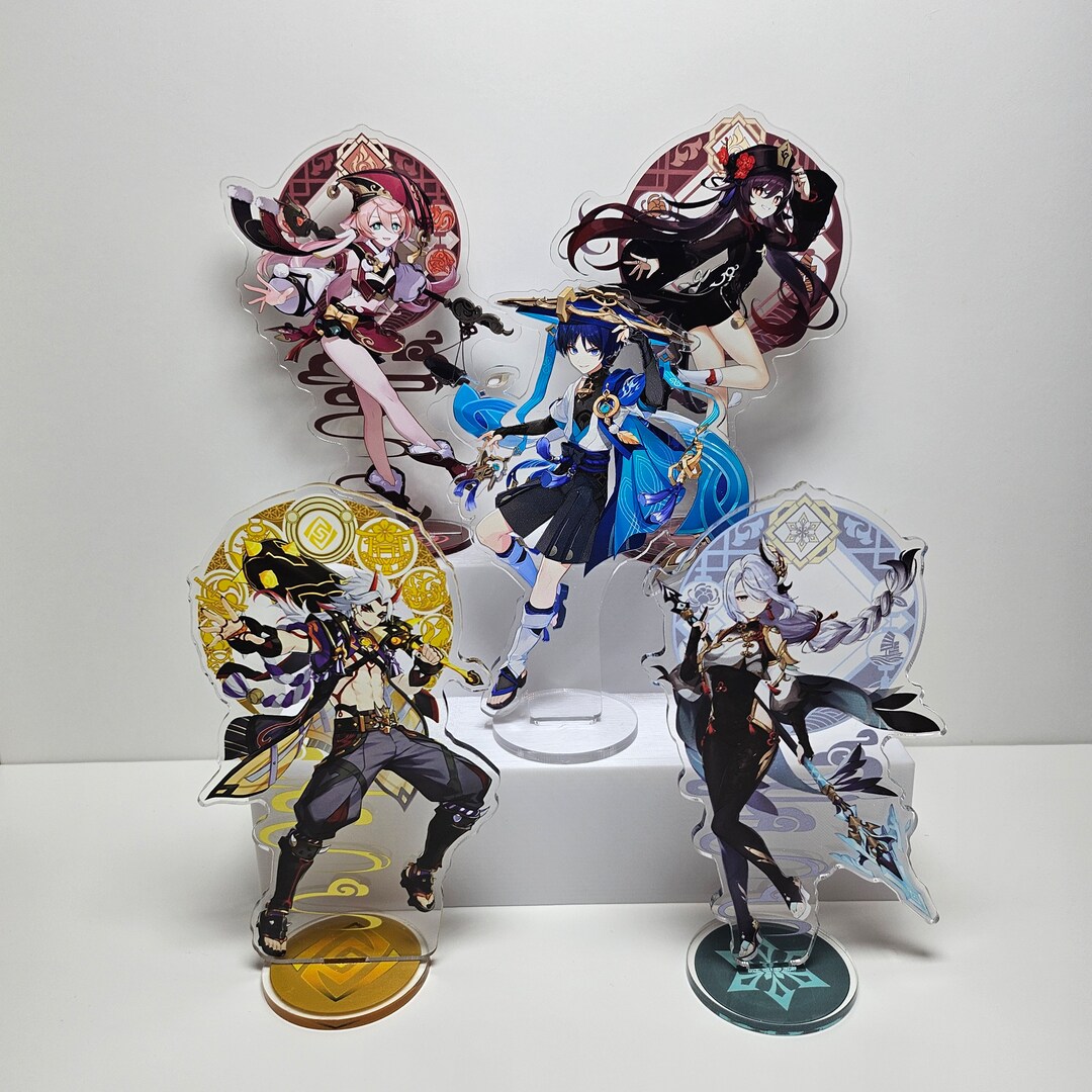 PRE-ORDER Genshin Impact Acrylic Stands : Itto, Yanfei, Hu Tao ...