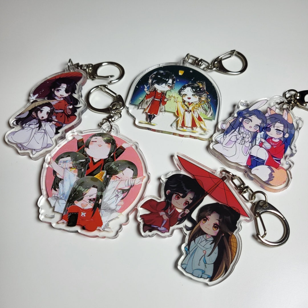 Enchanting Acrylic Keychains, Tian Guan Ci Fu, Heaven Official's ...