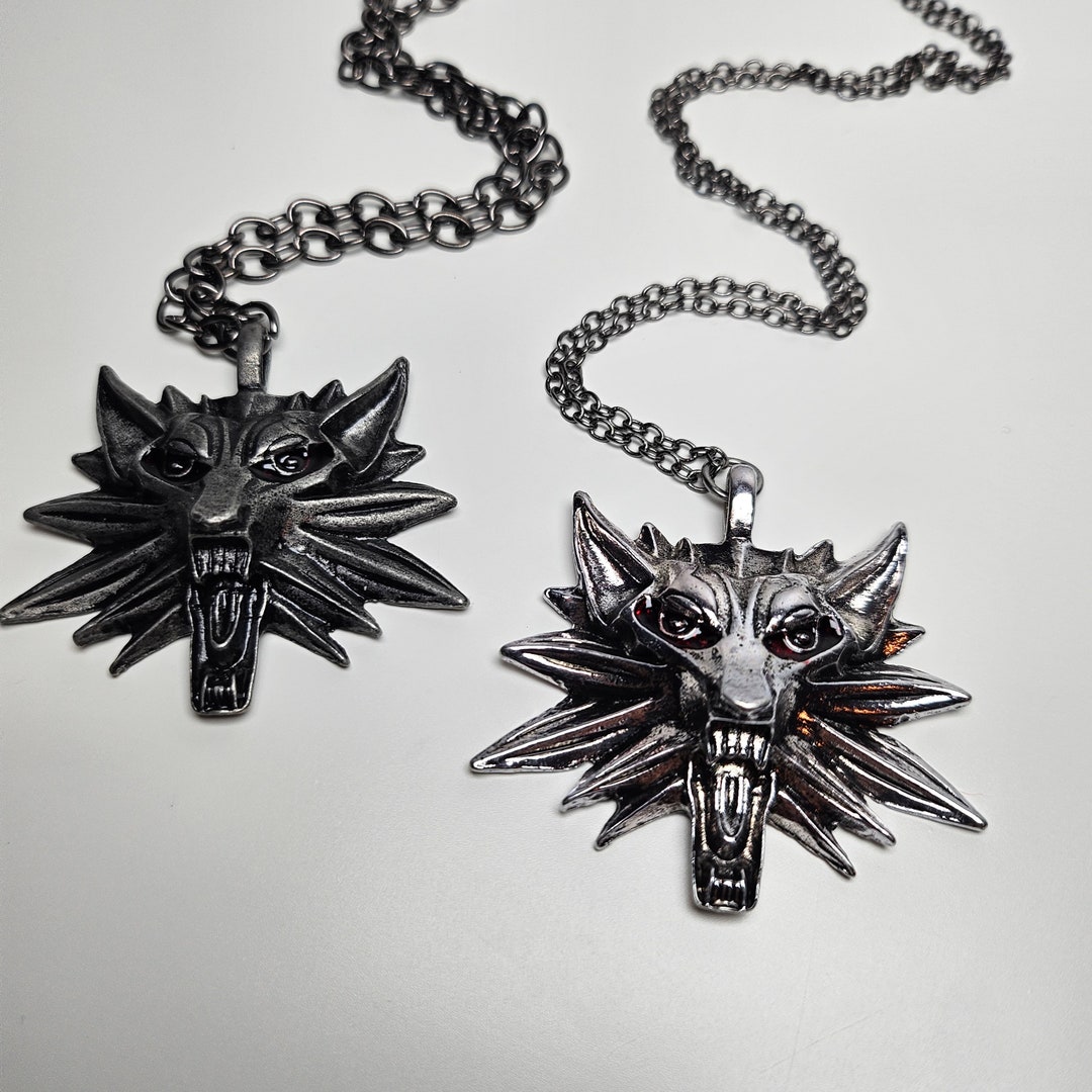 The Witcher, Wolf Medallion - Etsy