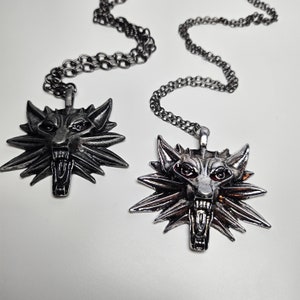 The Witcher, Wolf Medallion - Etsy