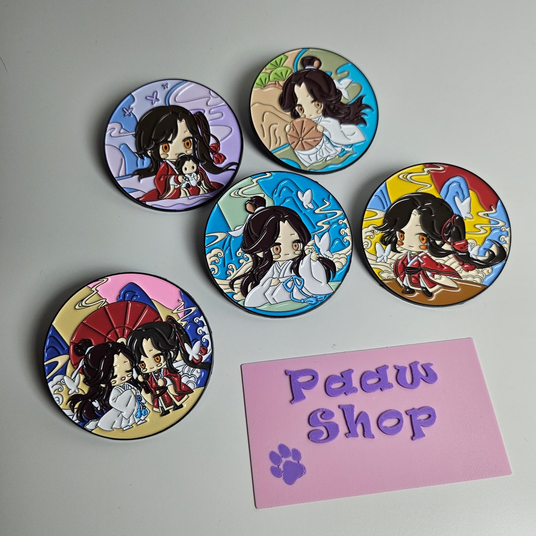 PRE-ORDER Enchanting Pins, Tian Guan Ci Fu, Heaven Official's Blessing ...