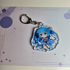 PRE-ORDER Enchanting Acrylic Keychain, Hatsune Miku Keychain, Vocaloid ...