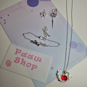 PRE-ORDER Butterfly Accessories, Bracelete, Pendant, Earring, Tian Guan ...