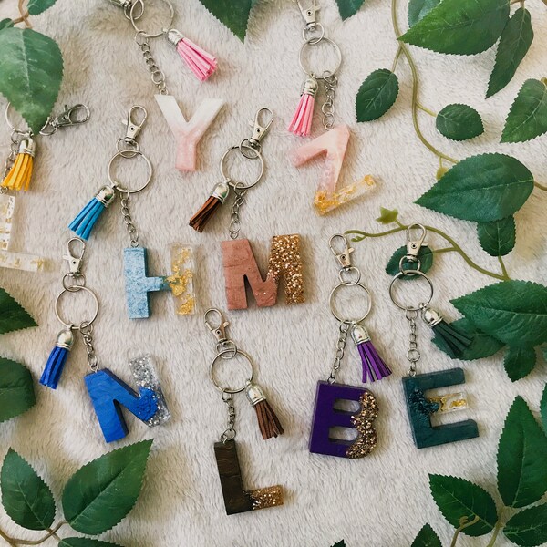 Resin Key Ring - Etsy