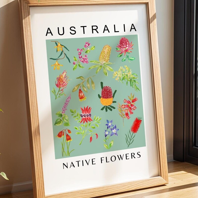 Australian Native Print - Etsy Australia