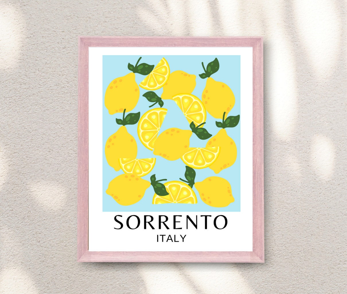 Sorrento Lemons Wall Art Amalfi Coast Wall Art Italian - Etsy